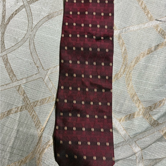 Murano | Accessories | Murano Burgundy And Gold Mens Tie | Poshmark